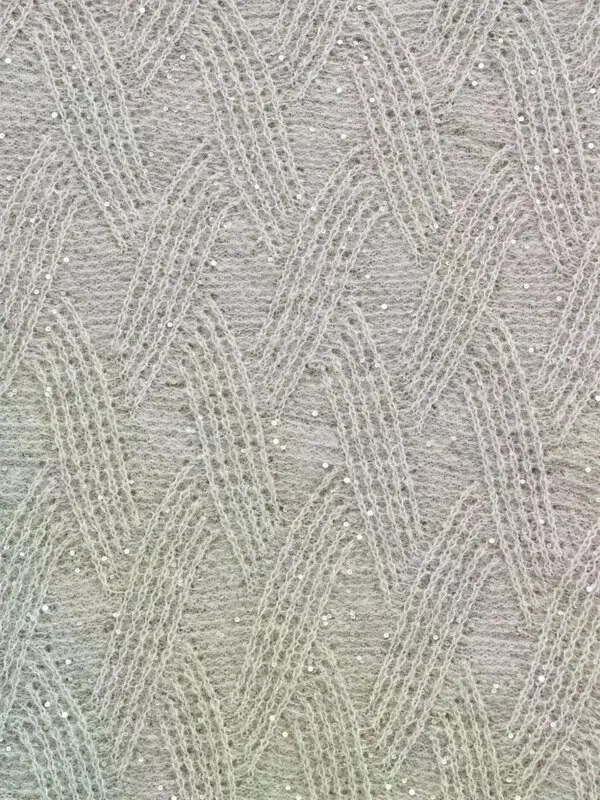 Peserico Sequin-embellished Cable-knit Sweater