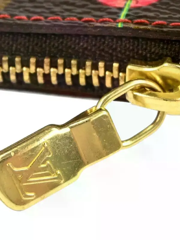 LOUIS VUITTON Pochette Cles Monogram Cherry Coin Purse