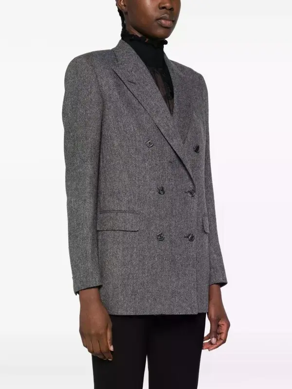 Tagliatore Herringbone Double-breasted Jacket