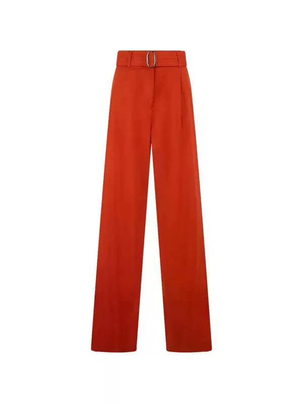 MOORER Lorian-wrl Belted Wide-leg Trousers