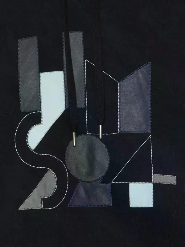 Hermès Jeu D'adresse Leather-trim Hoodie