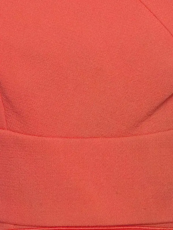 Roland Mouret One-shoulder Draped Midi Dress