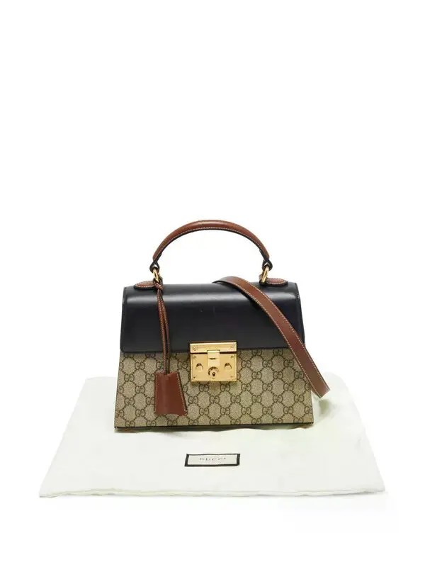 Gucci Small Padlock Gg Supreme Tote Bag