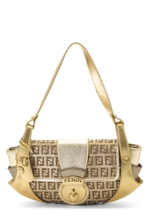 Fendi Zucchino Lurex Compilation Clutch