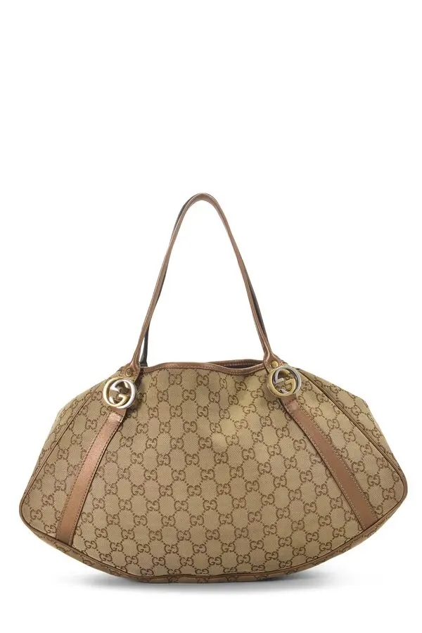 Gucci Original Gg Lurex Twins Tote