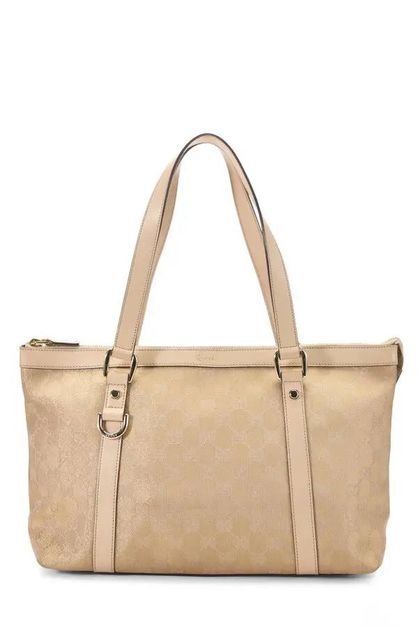 Gucci Gg Lurex Abbey Zip Tote