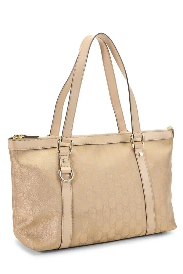 Gucci Gg Lurex Abbey Zip Tote
