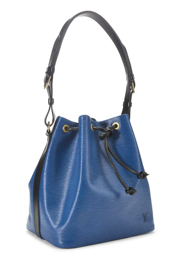 LOUIS VUITTON Bicolor Toledo Blue & Black Epi No
