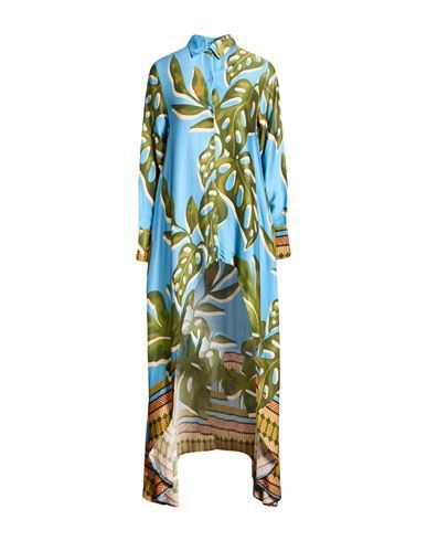 CONNOR & BLAKE Maxi Dress Size Viscose - Azure