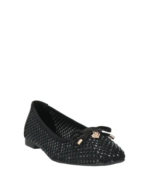 LAURA BIAGIOTTI Ballet Flats Size Synthetic Material - Black
