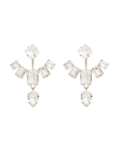 Balmain Earrings Brass, Glass - Silver