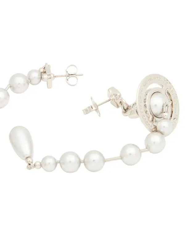 VIVIENNE WESTWOOD Broken Pearl Earrings Earrings Brass