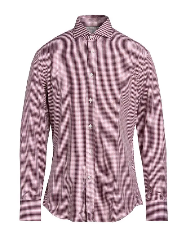 Brunello Cucinelli Shirt Brick Size Cotton - Red