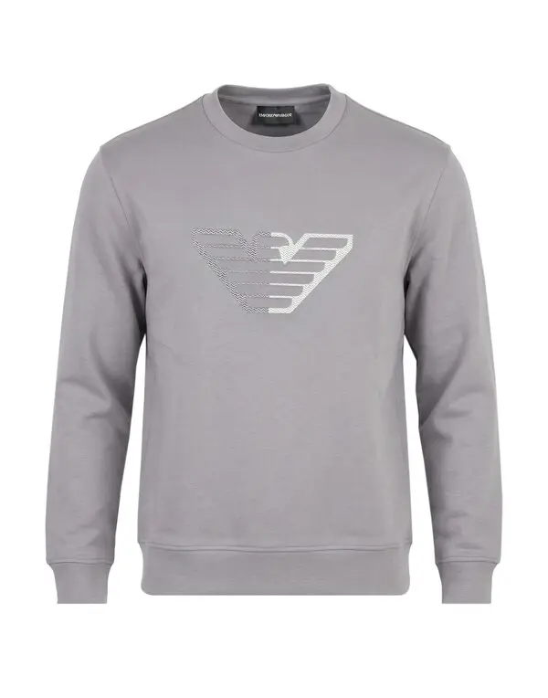 Emporio Armani Sweatshirt Light Size Cotton, Polyester, Elastane - Grey