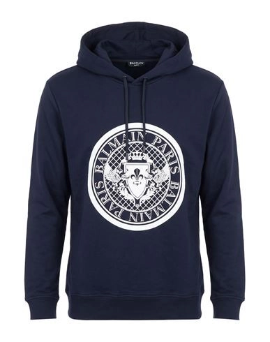 Balmain Sweatshirt Size Cotton, Elastane - Midnight Blue