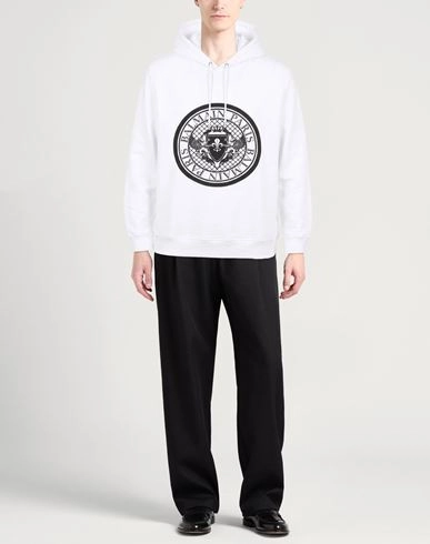 Balmain Sweatshirt Size Cotton, Elastane - White