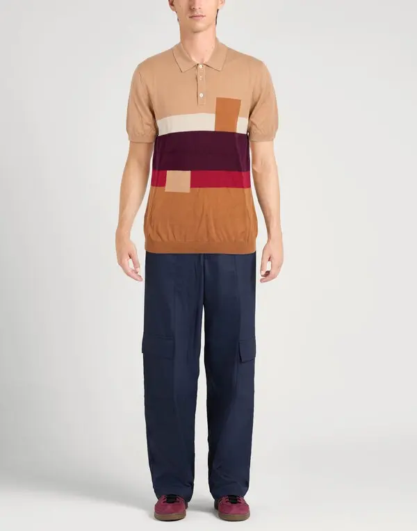 JACOB COHЁN Polo Shirt Camel Size Cotton