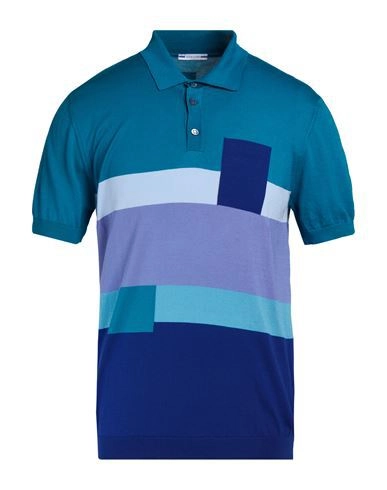JACOB COHЁN Polo Shirt Azure Size Cotton - Blue