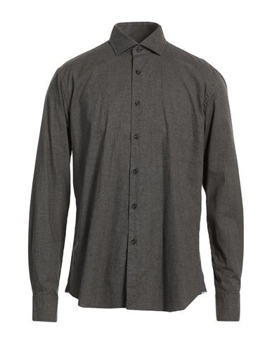 XACUS Shirt Charcoal Size Cotton