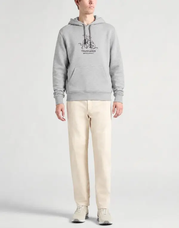 TRUSSARDI Sweatshirt Size Cotton, Polyester