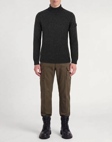 Peuterey Turtleneck Charcoal Size Wool, Polyamide