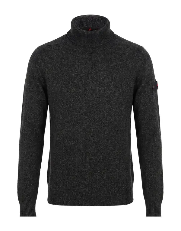 Peuterey Turtleneck Charcoal Size Wool, Polyamide
