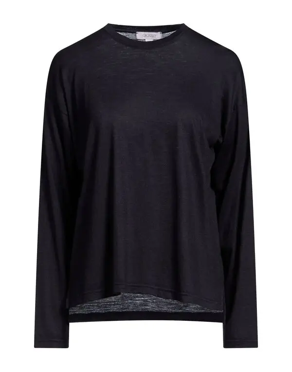 Crossley Sweater Midnight Size Virgin Wool - Blue