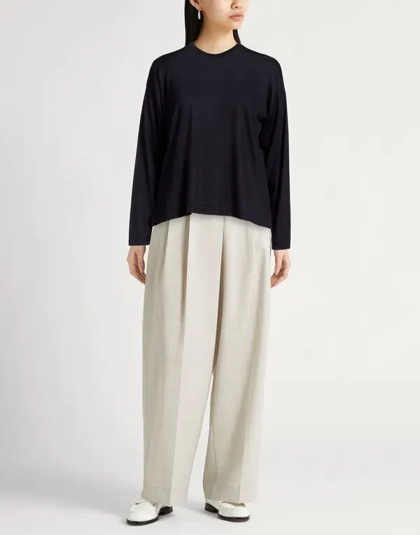 Crossley Sweater Midnight Size Virgin Wool - Blue