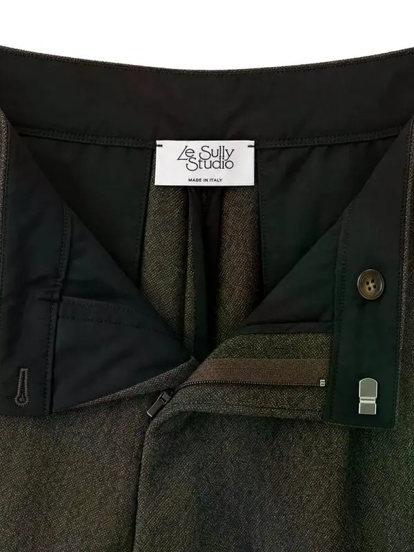 LE SULLY STUDIO Pleated Tailored Trousers