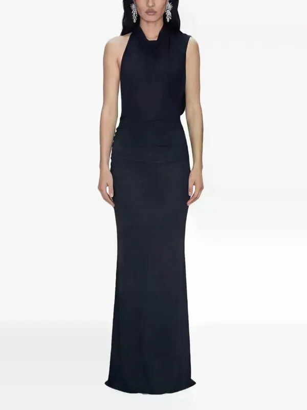 ATOIR Ruched Cowl-neck Dress