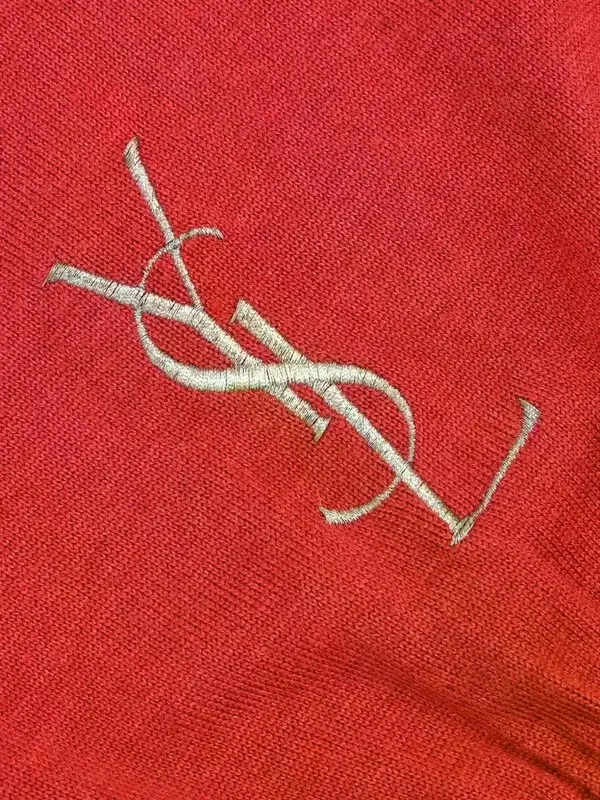 Saint Laurent Logo-embroidered Dress