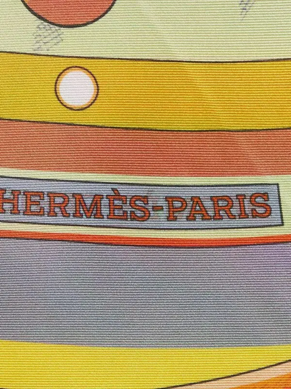 Hermès Alternateur Silk Scarf - Orange