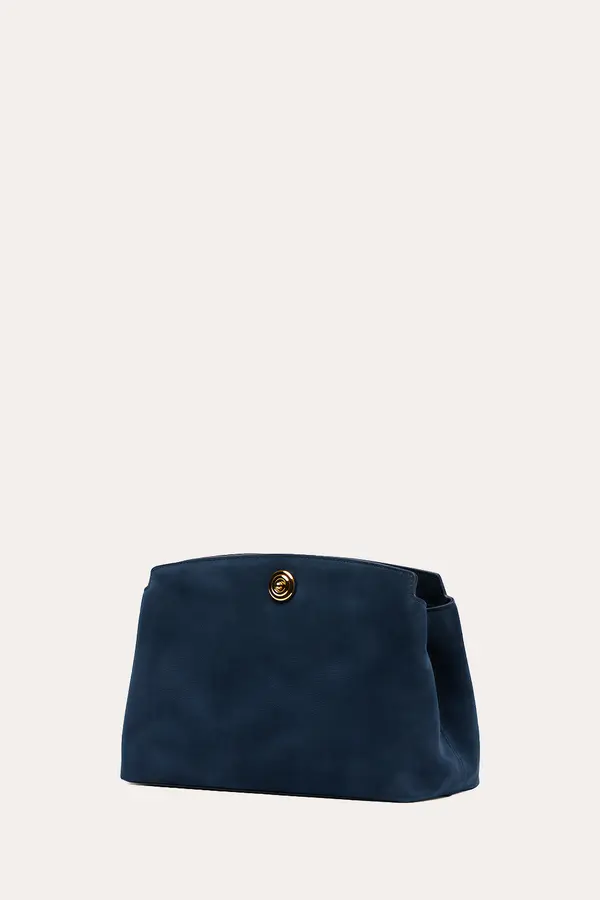 LIFFNER Pushlock Pouch Navy Suede - Blue
