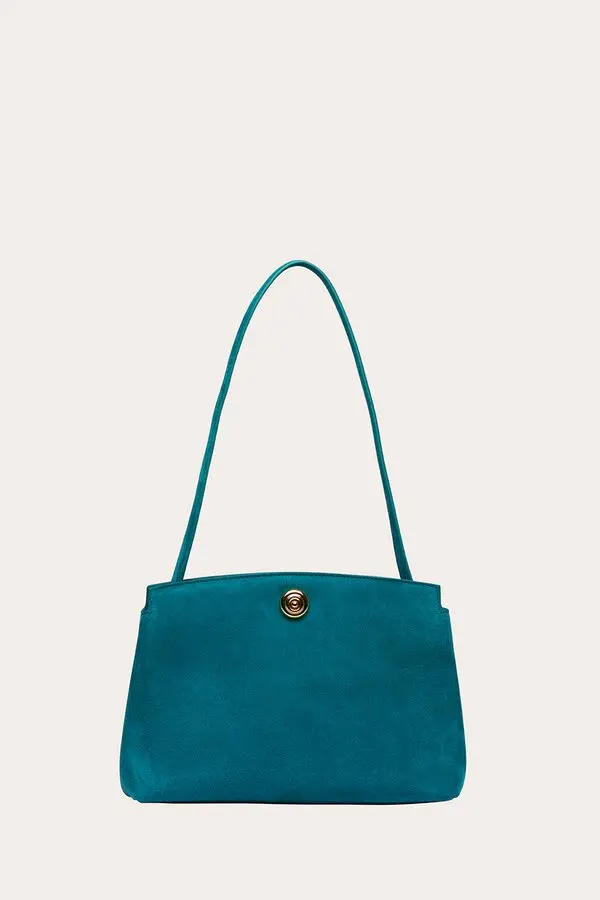 LIFFNER Pushlock Pouch Deep Jade Suede - Green