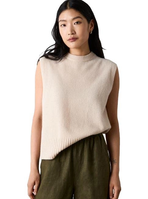Whistles Knitted Tank - Ivory