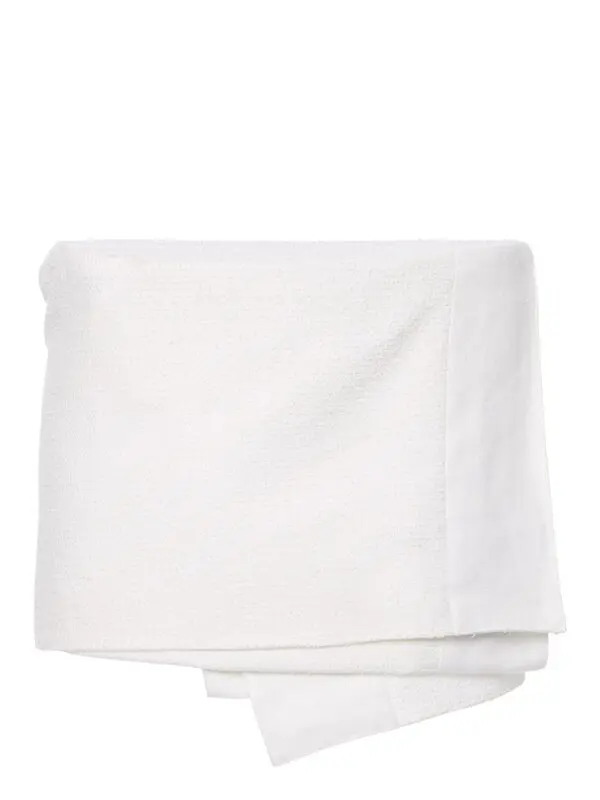 Prada Asymmetric Wrap-effect Mini Skirt - White