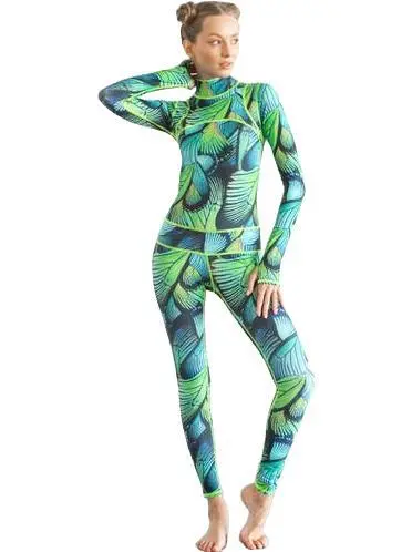 Tutublue Full-body One-piece Swimsuitupf 50 - Turquoise Teal Blue