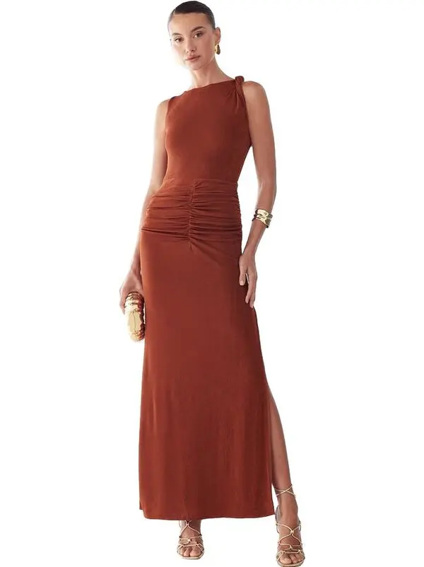 BWLDR Drew Maxi Dress - Copper