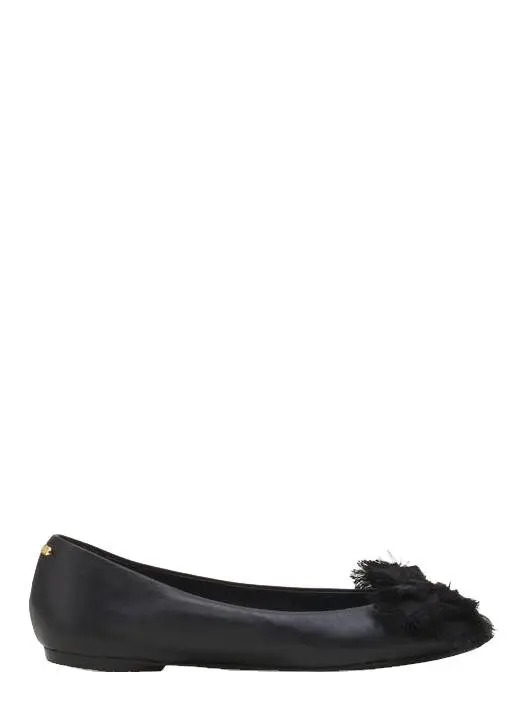 LANVIN Bow Ballerina Flats - Black
