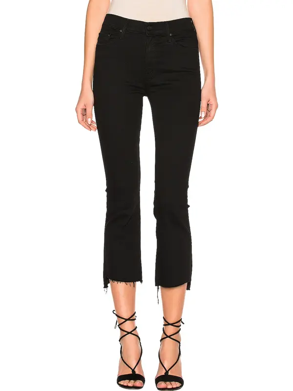 MOTHER The Insider Crop Step Fray Jeans - Not Guilty