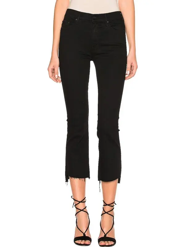 MOTHER The Insider Crop Step Fray Jeans - Not Guilty