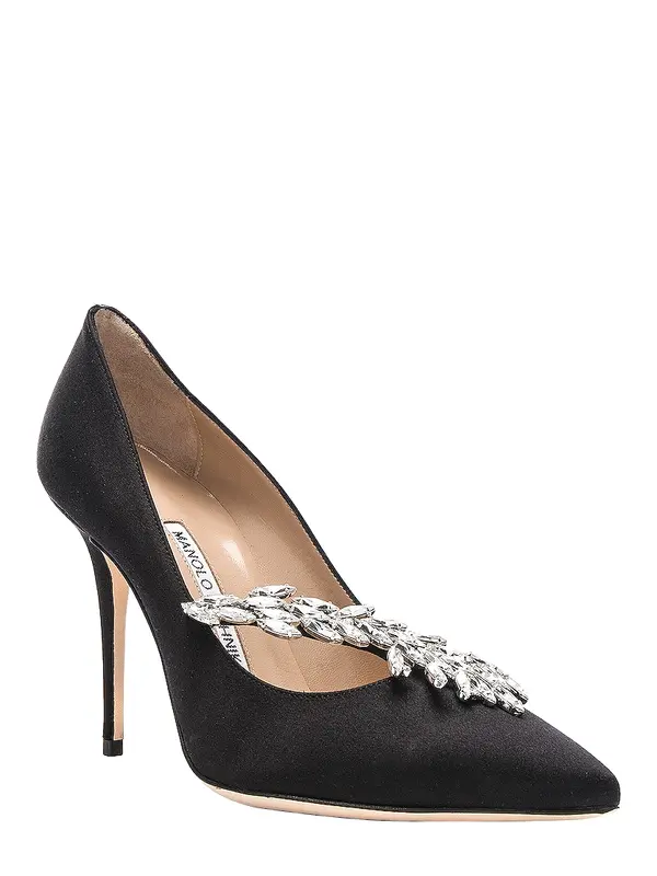 Manolo Blahnik Nadira Heels - Black