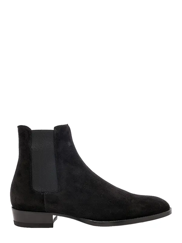 Saint Laurent Wyatt Chelsea Boots - Black