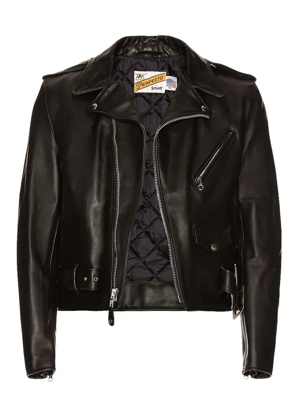 SCHOTT One Star Perfecto Moto Jacket - Black