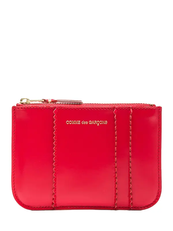 Comme Des Garçons Raised Spike Small Pouch - Red