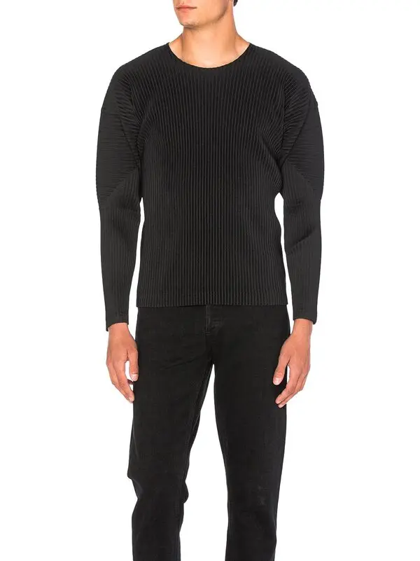 Issey Miyake Long Sleeve Tee - Black