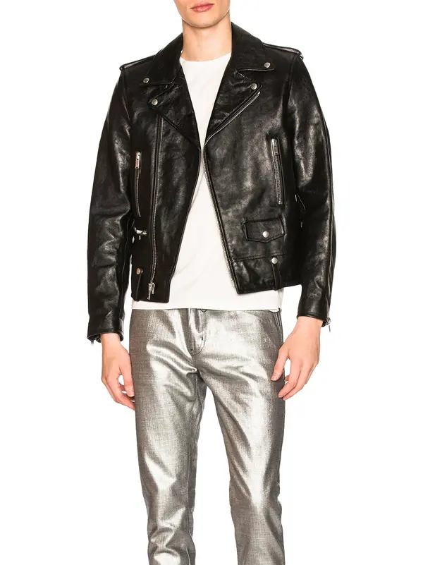 Saint Laurent Classic Moto Jacket - Black
