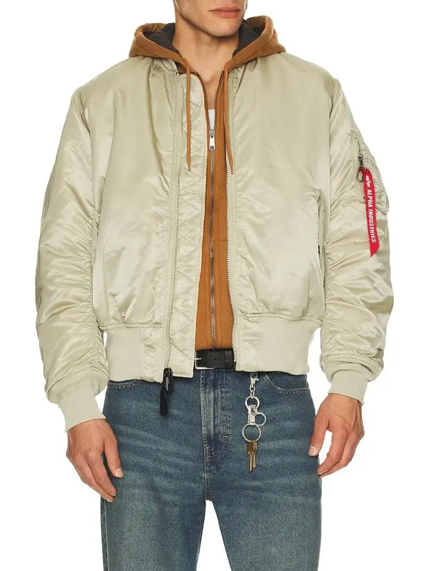 Alpha Industries Ma-1 Bomber Jacket - Mineral