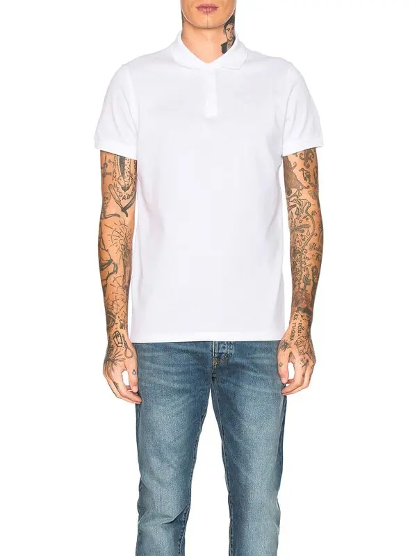 Saint Laurent Sport Polo - White