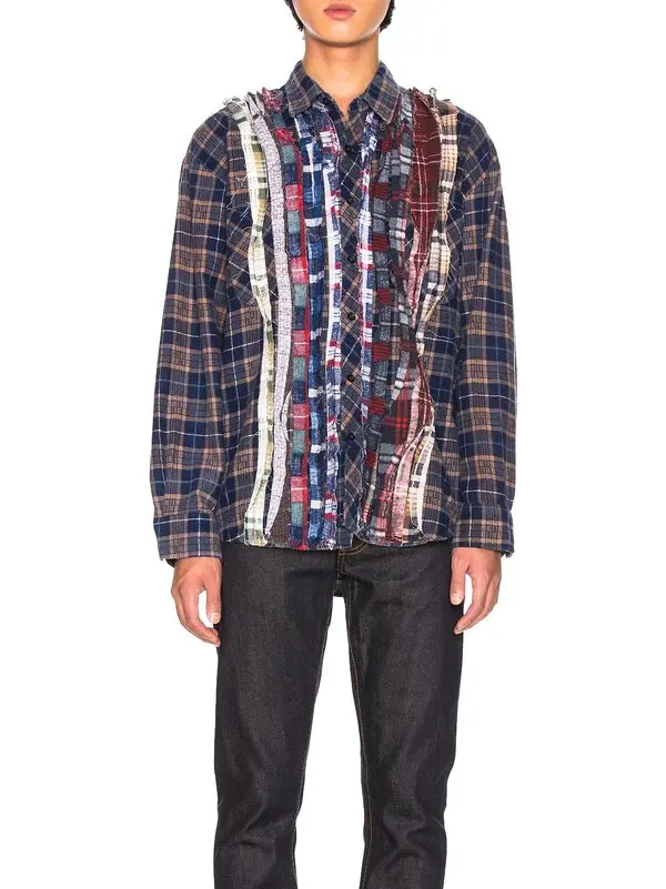Needles Ribbon Flannel In Multi - Assorted